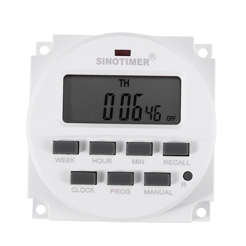 Sinotimer Tm618H-2 220V Ac Digital Time Switch Output Voltage 220V 7 ...