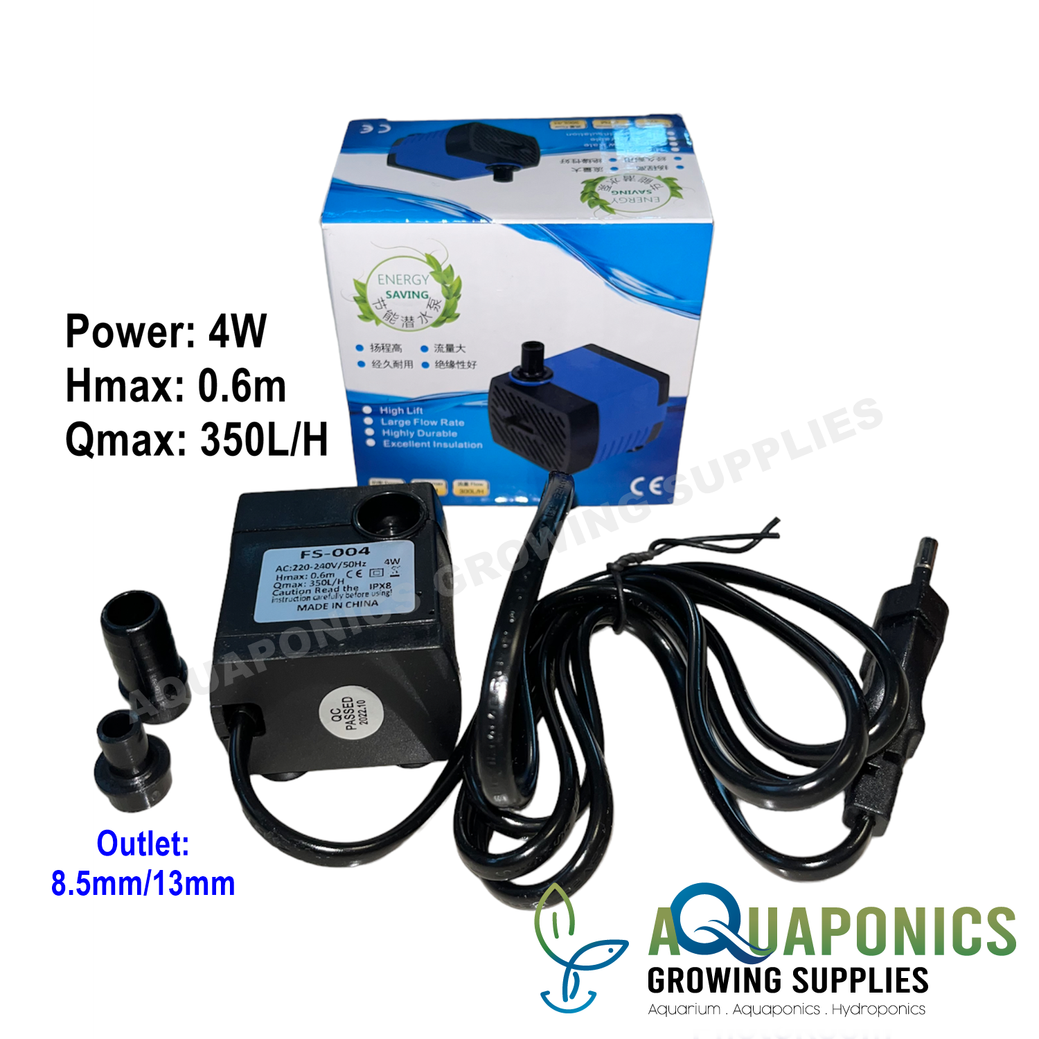 Aquarium FS Mini Water Pump Multifunctional Submersible Energy Savings ...