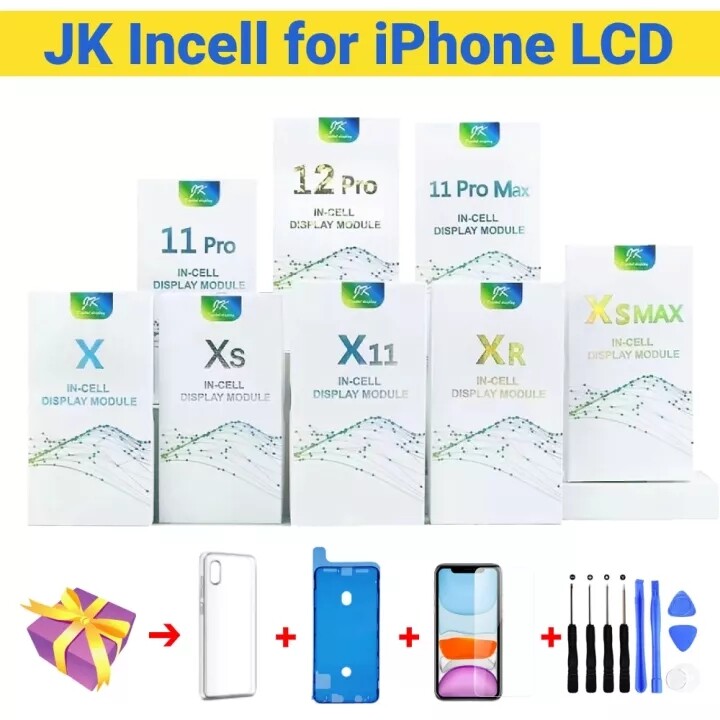 JK Incell หน้าจอสำหรับ Iphone X Xs XR XsMax 11 Pro Max จอแสดงผล LCD Touch Screen Iphone ...