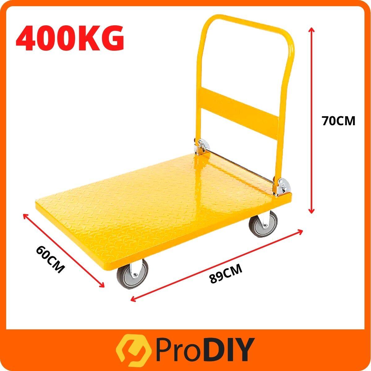 Foldable 4 Wheel Heavy Duty Hand Trolley 200KG/400KG Portable Hand ...