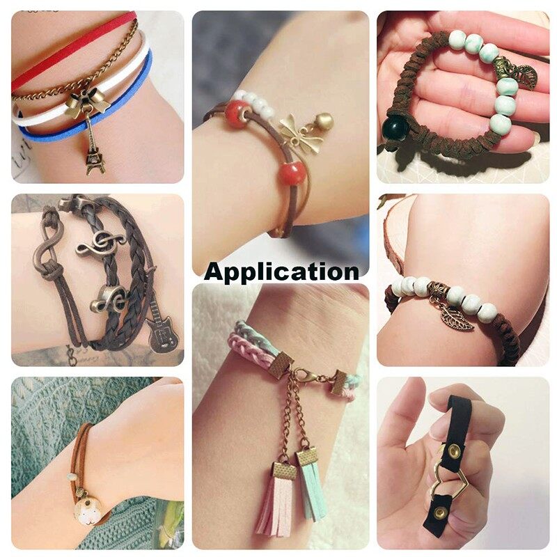 Ready Stock 90m 2.7x1.4mm Cadet of Micro Fiber Lace Flat Faux Suede ...