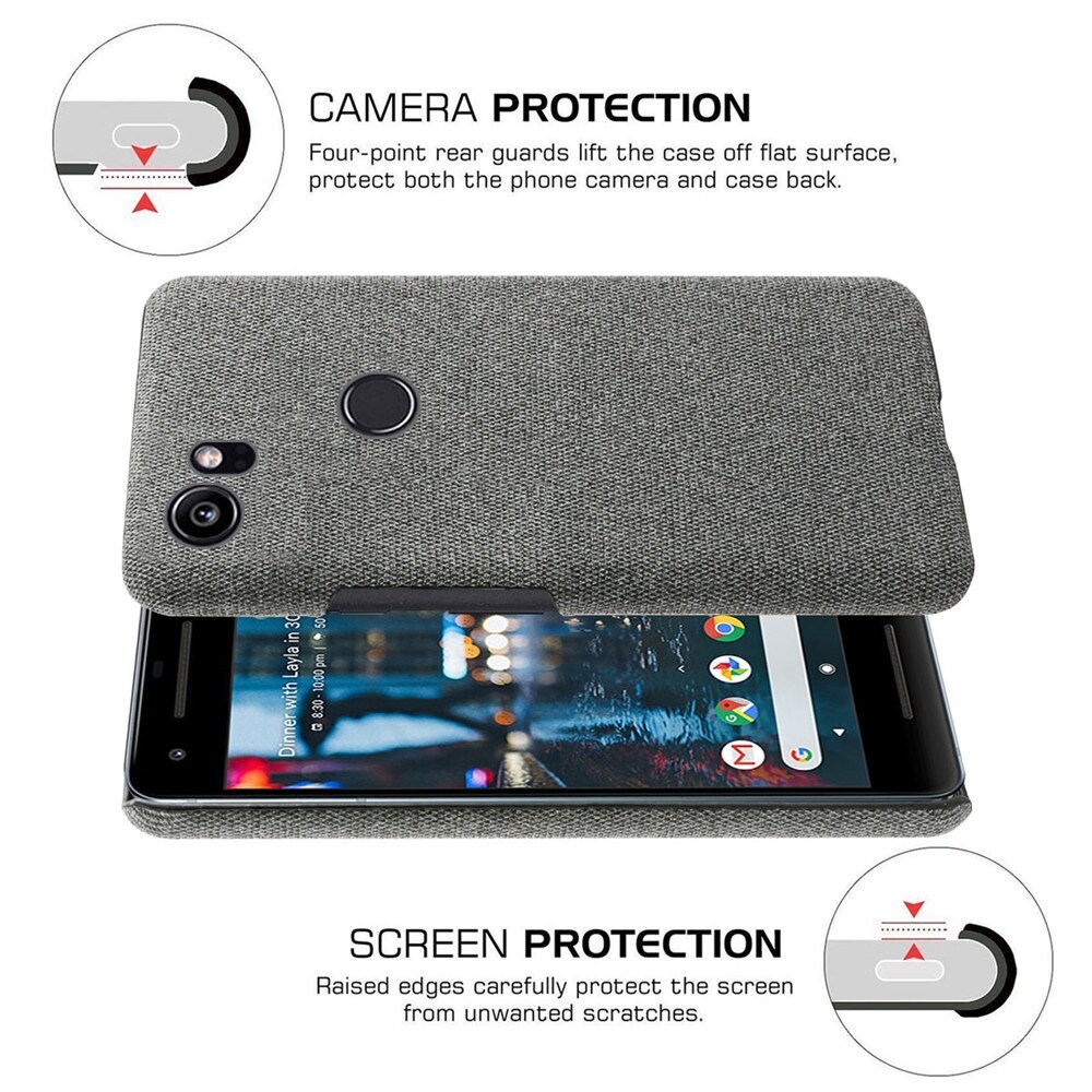 เคสผ้าบางพิเศษกันลื่นสำหรับ Google Pixel 2XL,เคสกระเป๋าใส่โทรศัพท์กันตก ...