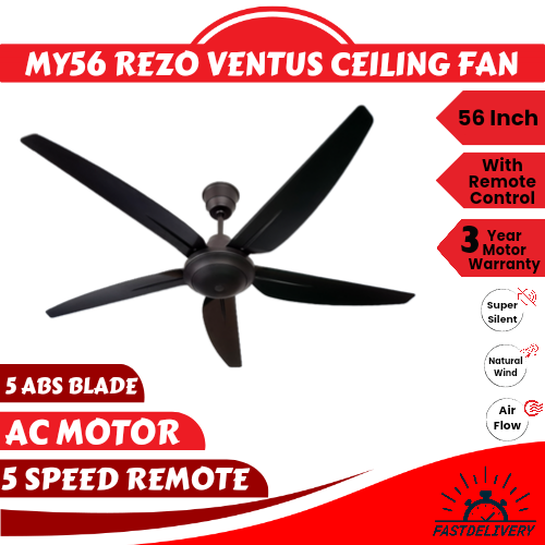 56" REZO VENTUS MY56 CEILING FAN | Lazada