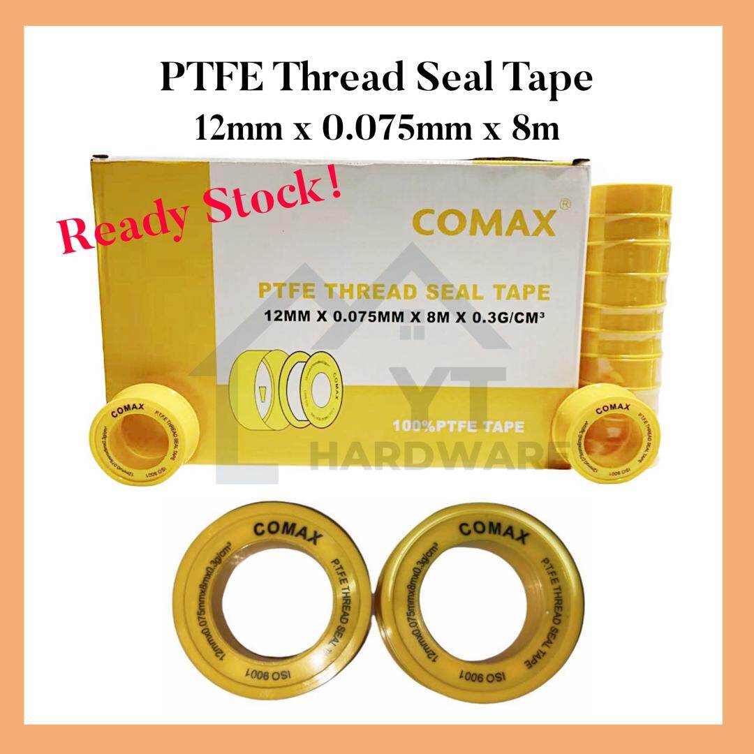 [READY STOCK] PTFE Thread Seal Tape White Tape Water Plumber Teflon ...