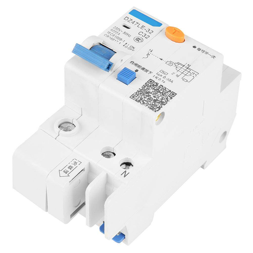 DZ47LE-32 1P + N C32 rccb เบรกเกอร์ตกค้างในปัจจุบัน 30mA 230V - xuelelile - ThaiPick