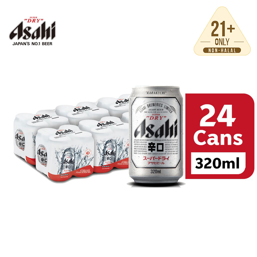 Asahi Super Dry Beer 24-can pack | Lazada