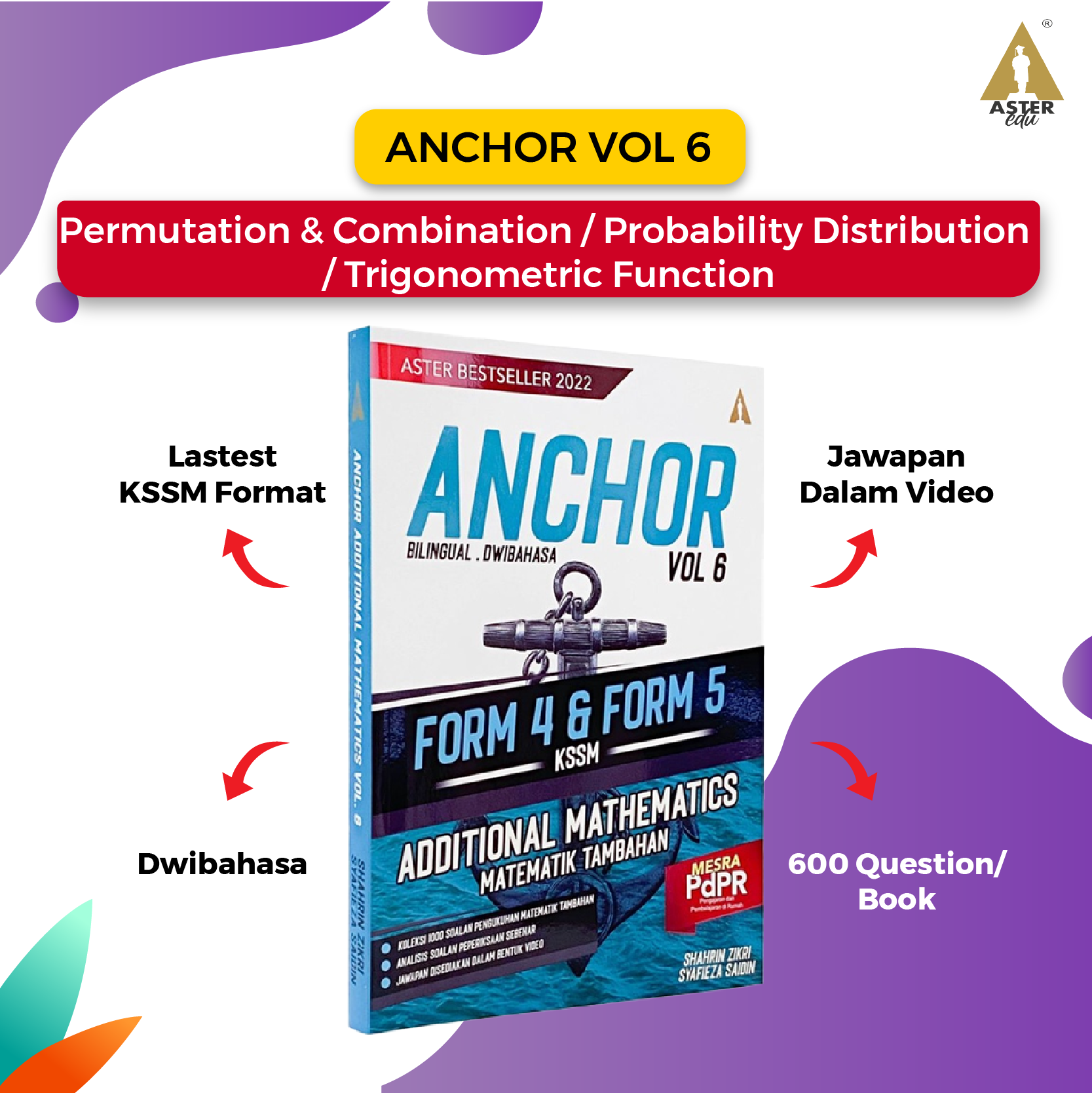 Aster Edu Buku Latihan Matematik Tambahan Tingkatan 4 & 5 (Addmath ...