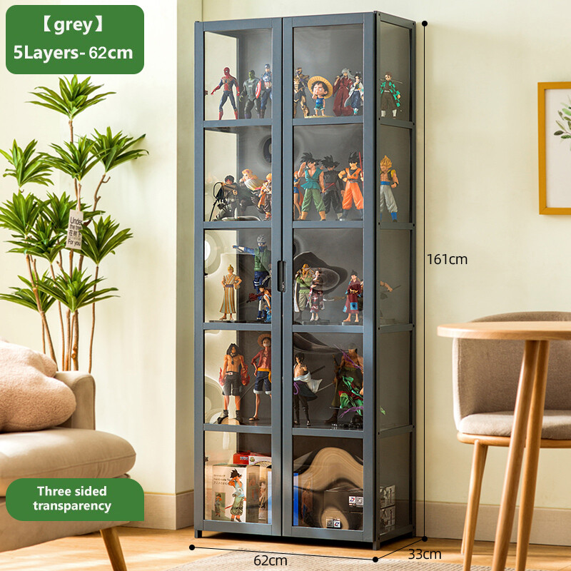 Hand-Made Display Cabinet 2 Door Model Toy Transparent Glass Acrylic ...