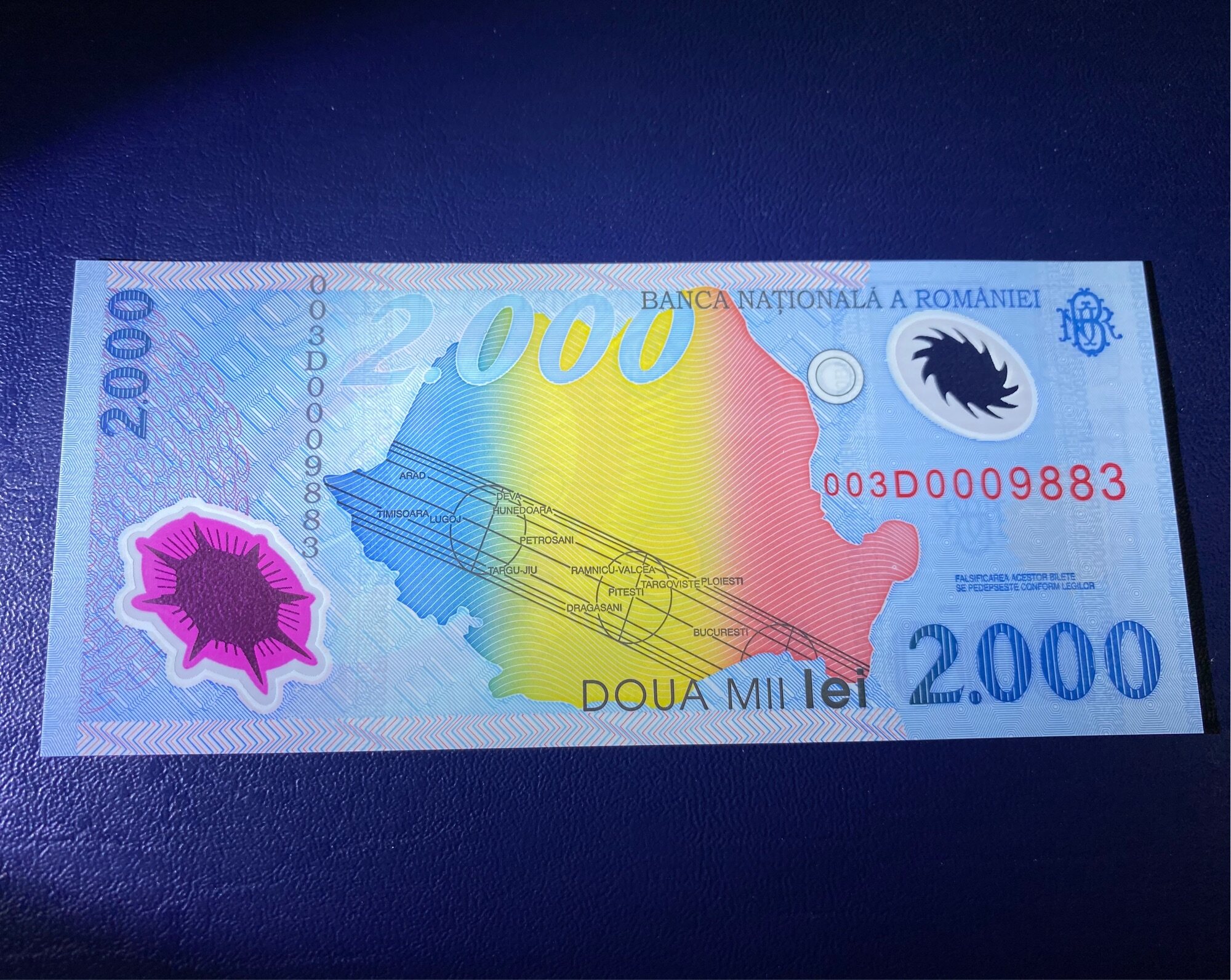 2022 Offer ~ 罗马尼亚 Romania 2000 lei New Millenium - Solar Eclipse ...