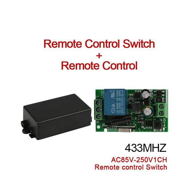 Universal 433 MHz AC 220V 1 Channel Remote Control Switch Mini Wireless ...
