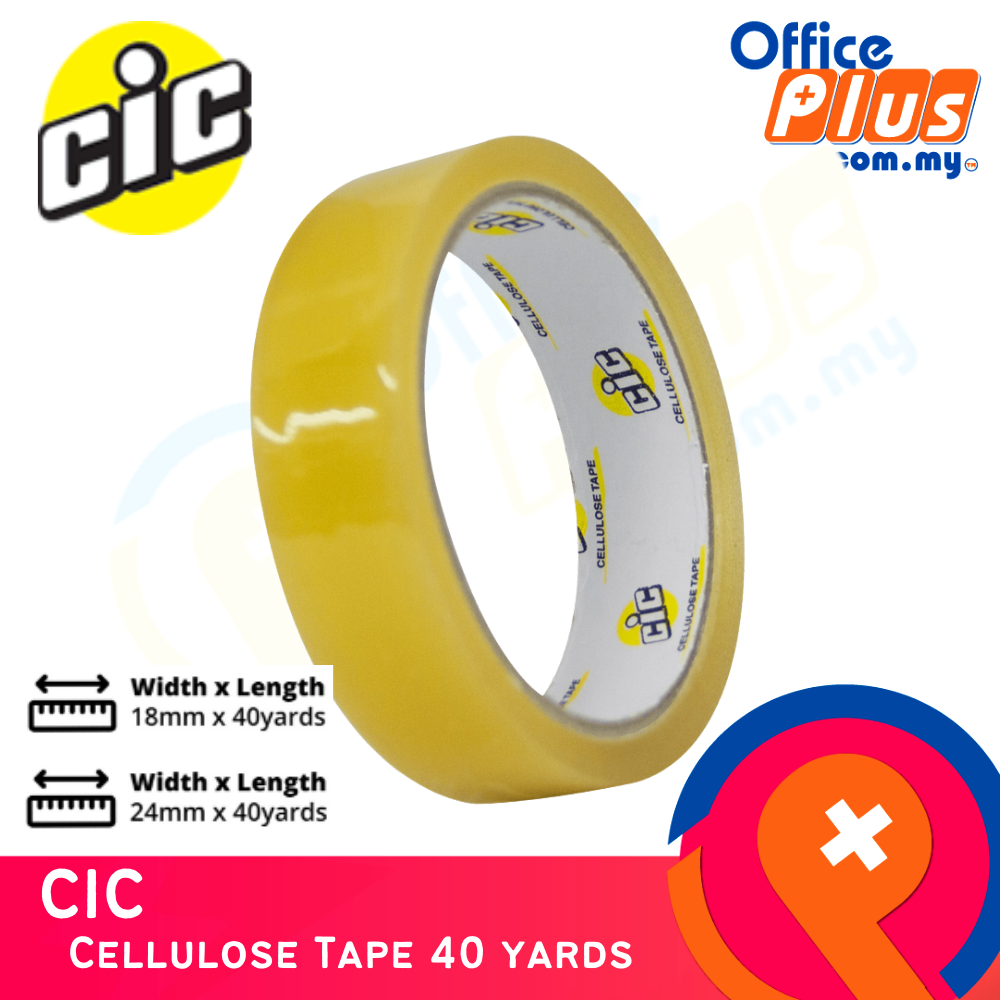 CIC Cellulose Tape 40yard | Lazada