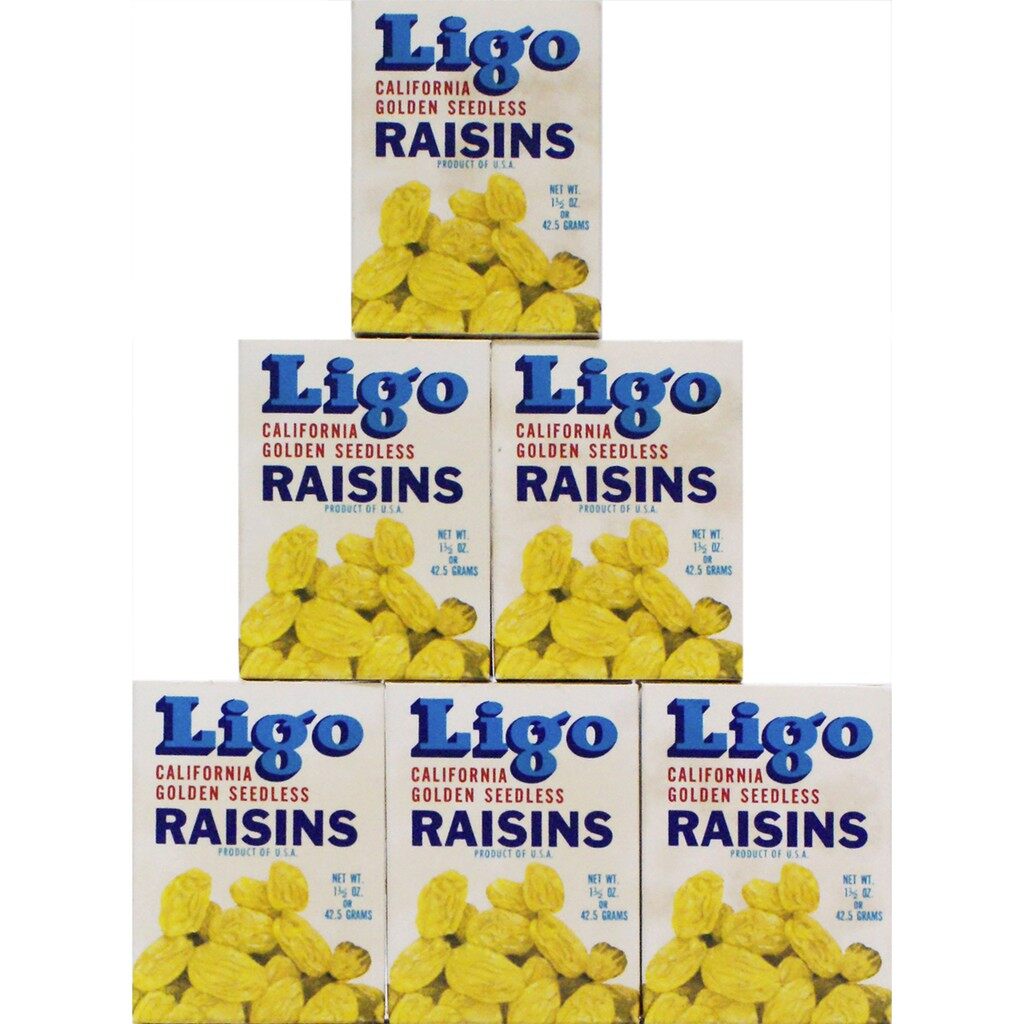 Ligo California Seedless Raisins (30g x 6 Packs) - Black / Golden | Lazada