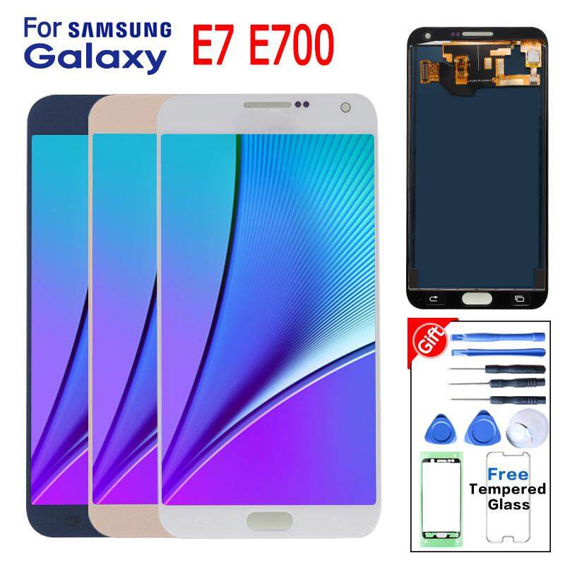 สำหรับ Samsung Galaxy E7 E700 E7000 E7009 E700F e700h e700m จอแสดงผล LCD Touch Screen Digitizer ...