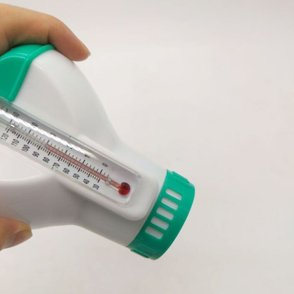Swimming Pool Floating Chlorine Dispenser with Thermometer Automatic ...