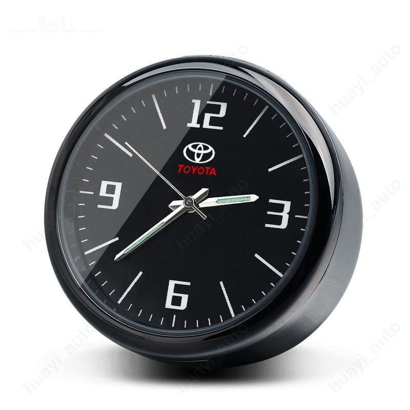 Toyota Gr Sport Luminous Mini Car Quartz Clock Instrument Panel Air ...