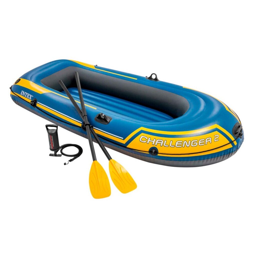 Intex Inflatable Boat Set Challenger / Seahawk Fishing Or Kayak Boat ...