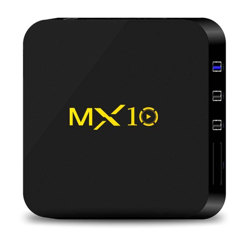 MX10 4K สมาร์ททีวีแบบ HD Box พร้อมรีโมทคอนโทรล,Android 9.0, RK3328 ...