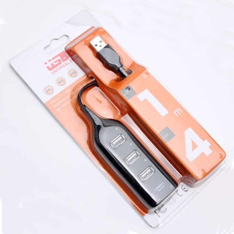 READY STOCK USB Extension 4 Port Hub Charger Splitter Adapter Cable Usb ...