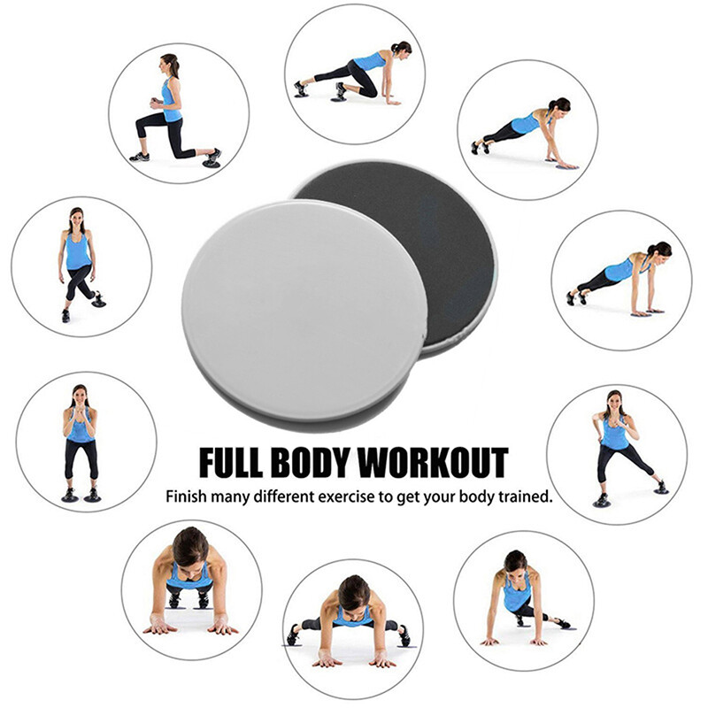ZHONG 2X Dual Sided Gliding Abs Discs Core Sliders Abdominal Trainers ...