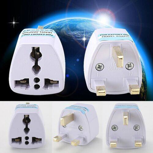 GTWO Universal 3 Pin Adapter Plug Malaysia UK British China Europe ...