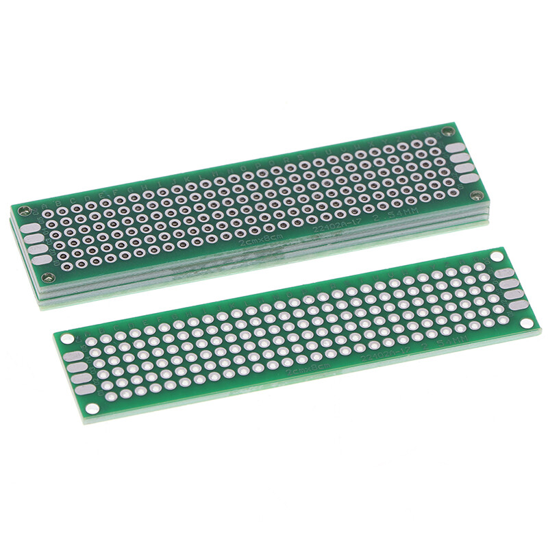 Dragon 5X Double Side 2x8cm Prototype PCB Universal Printed Circuit ...