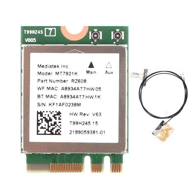 Wi Fi 6 Mediatek Mt7921k Mt7921 1800m Bluetooth 5 2เดสก์ท็อป โน้ตบุ๊ค