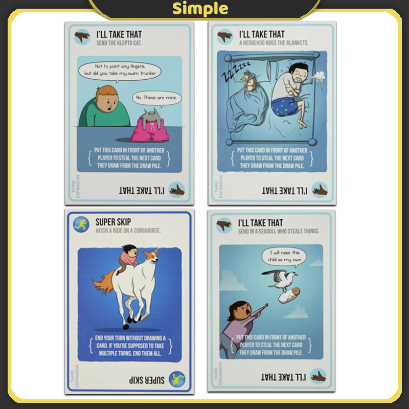 Can you use an " I'll take that" card at any time ? For example ; (it's ...