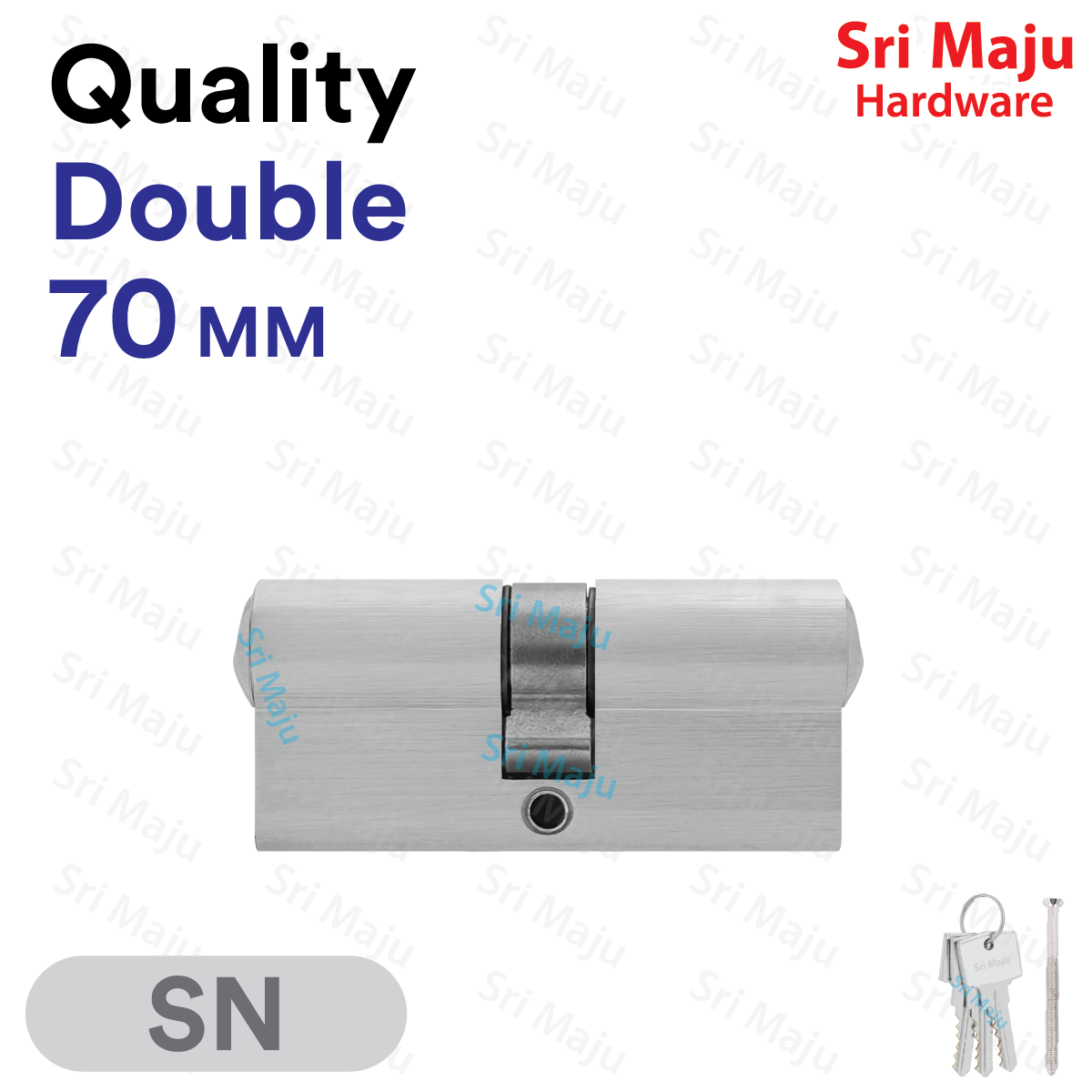 MAJU ELP-HD2 Heavy Duty Quality Euro Profile Cylinder Single Double ...