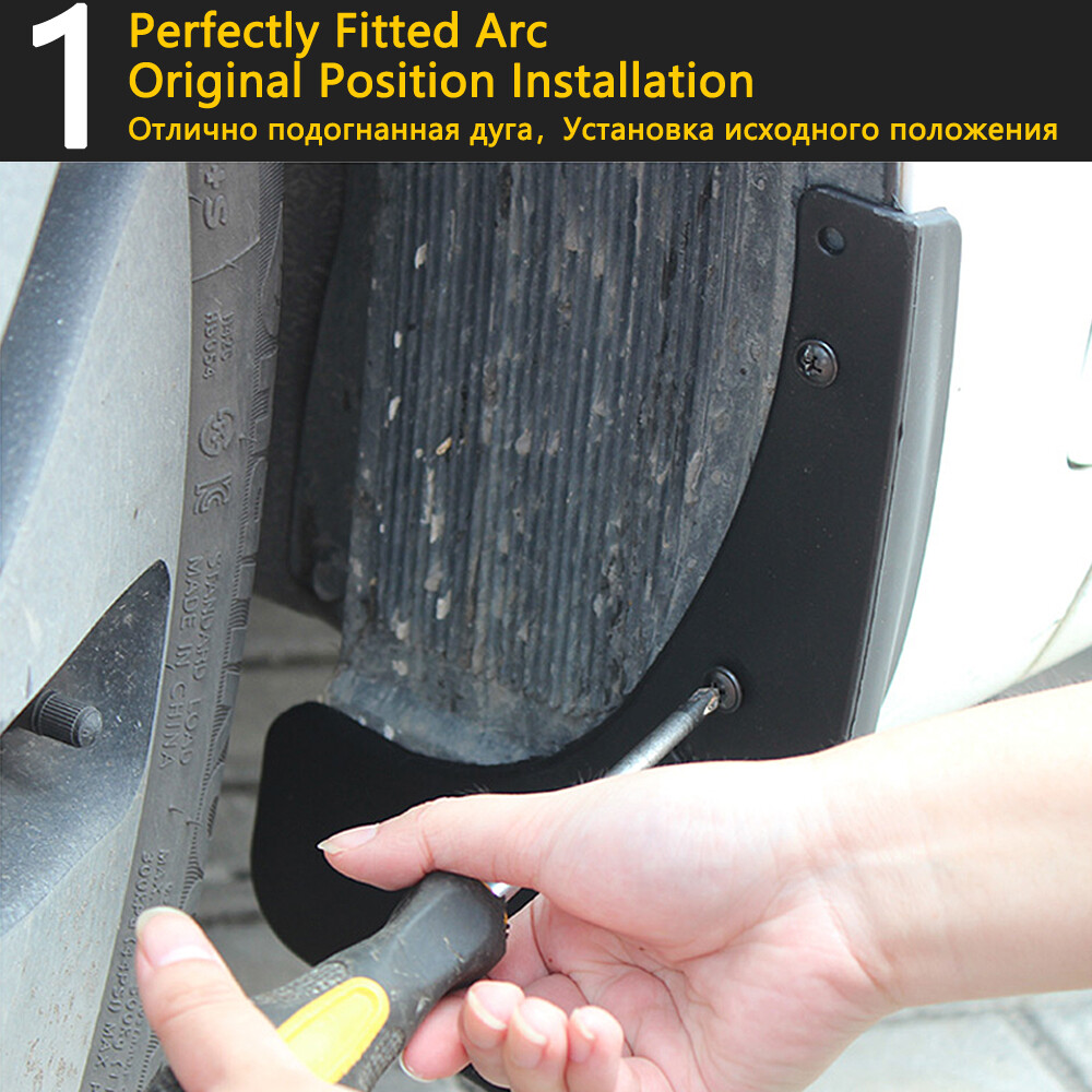 4 Pcs Front Rear Mudguar For Honda Civic 9 Fb 2012 2013 2014 2015 ...