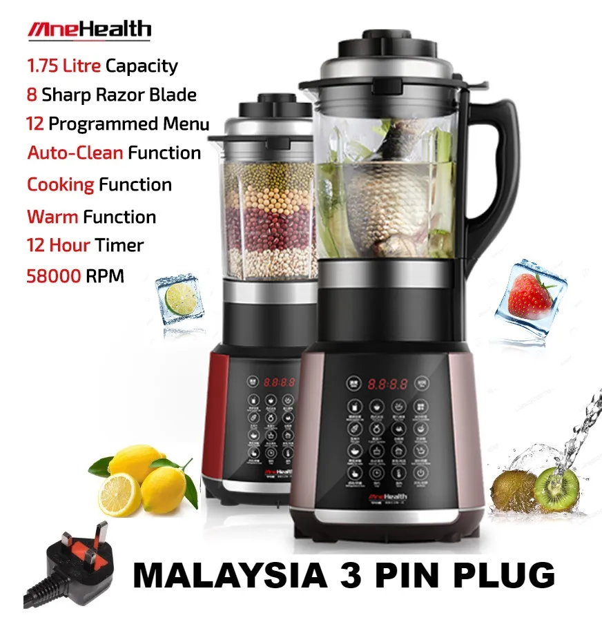 12 in 1 Smart Cooking Timer Ice Blender Heating Mixer Automatic Preset ...