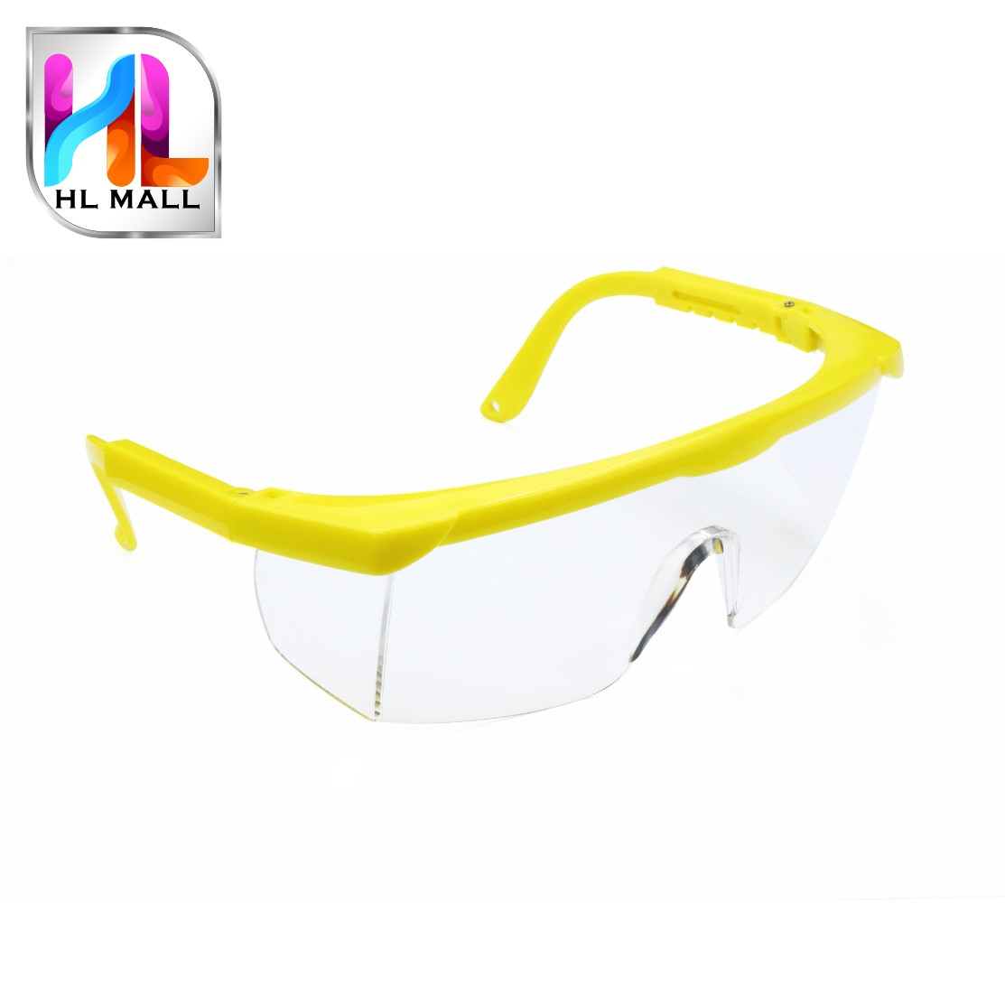 HL MALL New Safety Eye Protection PPE Glasses Goggle Spec Premium Black ...