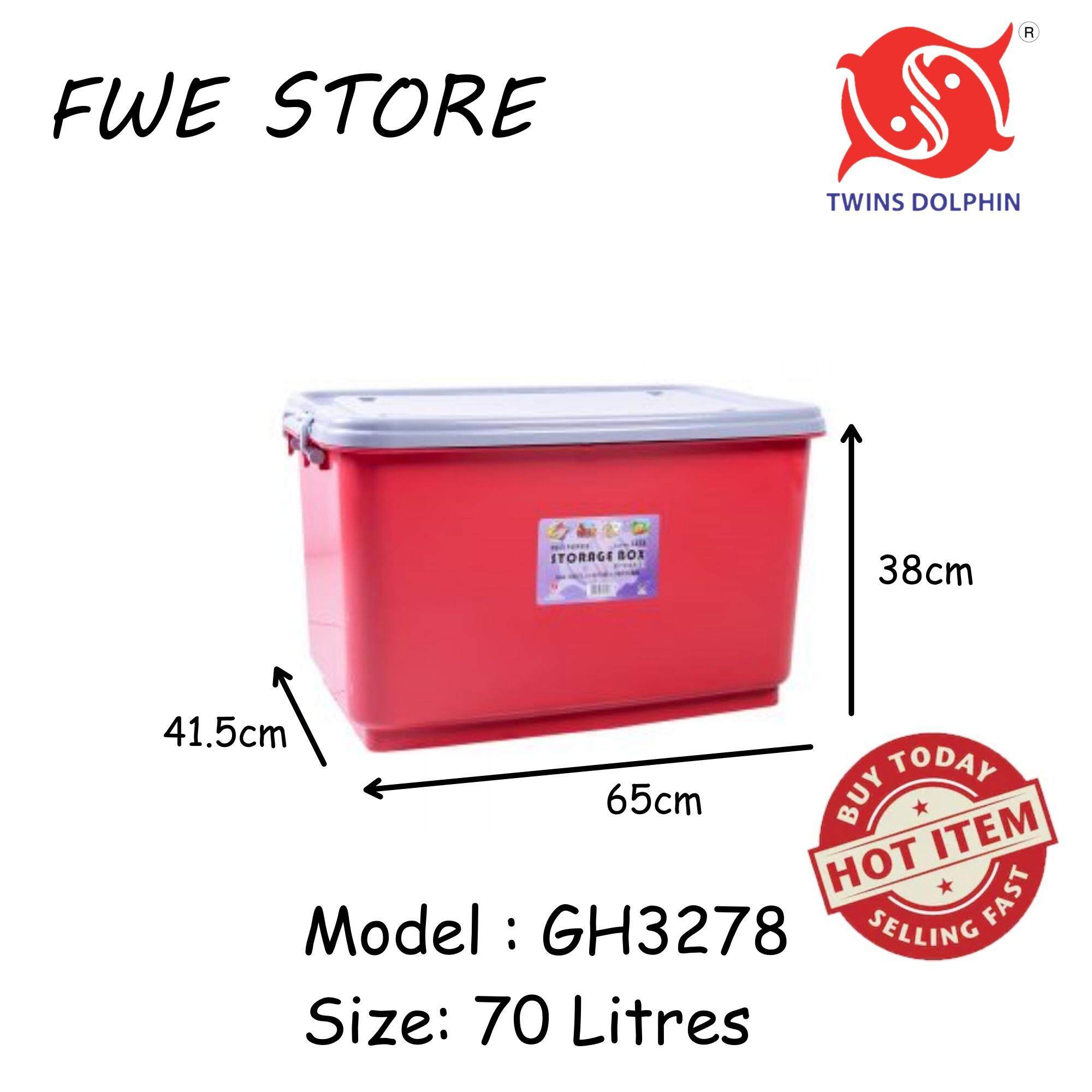 Twins Dolphin Storage Box 70 Litres - GH3278 | Lazada