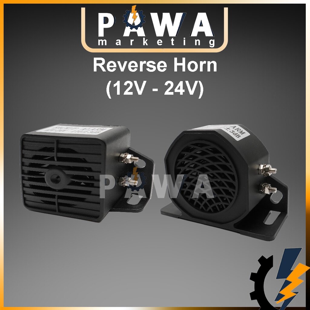 Pawa 12V 24V HEAVY DUTY Waterproof Reverse Horn Safety Backup Alarm ...