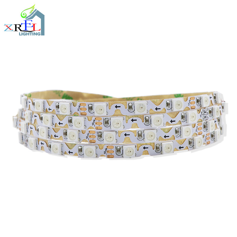 5V WS2812 S Shape Foldable Led Strip Light WS2812B for DIY 60leds 6mm ...