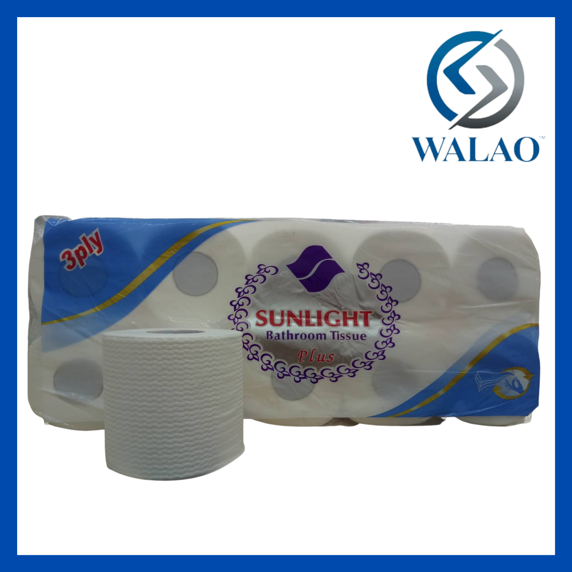Sunlight Toilet Roll 3ply (10 Rolls)/ Tisu Tandas 3层 易容解卫生纸 | Lazada