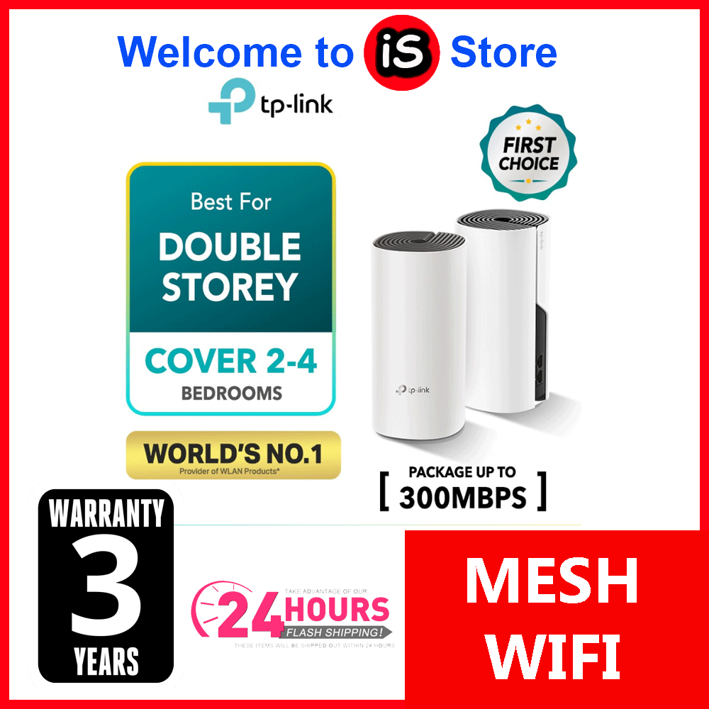 TP-Link Deco HC4(a.k.a M4 2 PACK) AC1200 Gigabit Mesh WiFi Router ...
