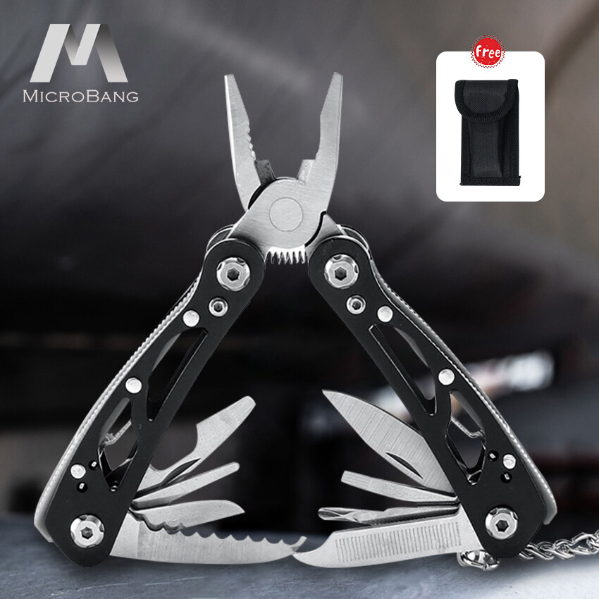 MicroBang 14 in 1 Pliers Multifunctional Mini Pocket Survival Tools ...