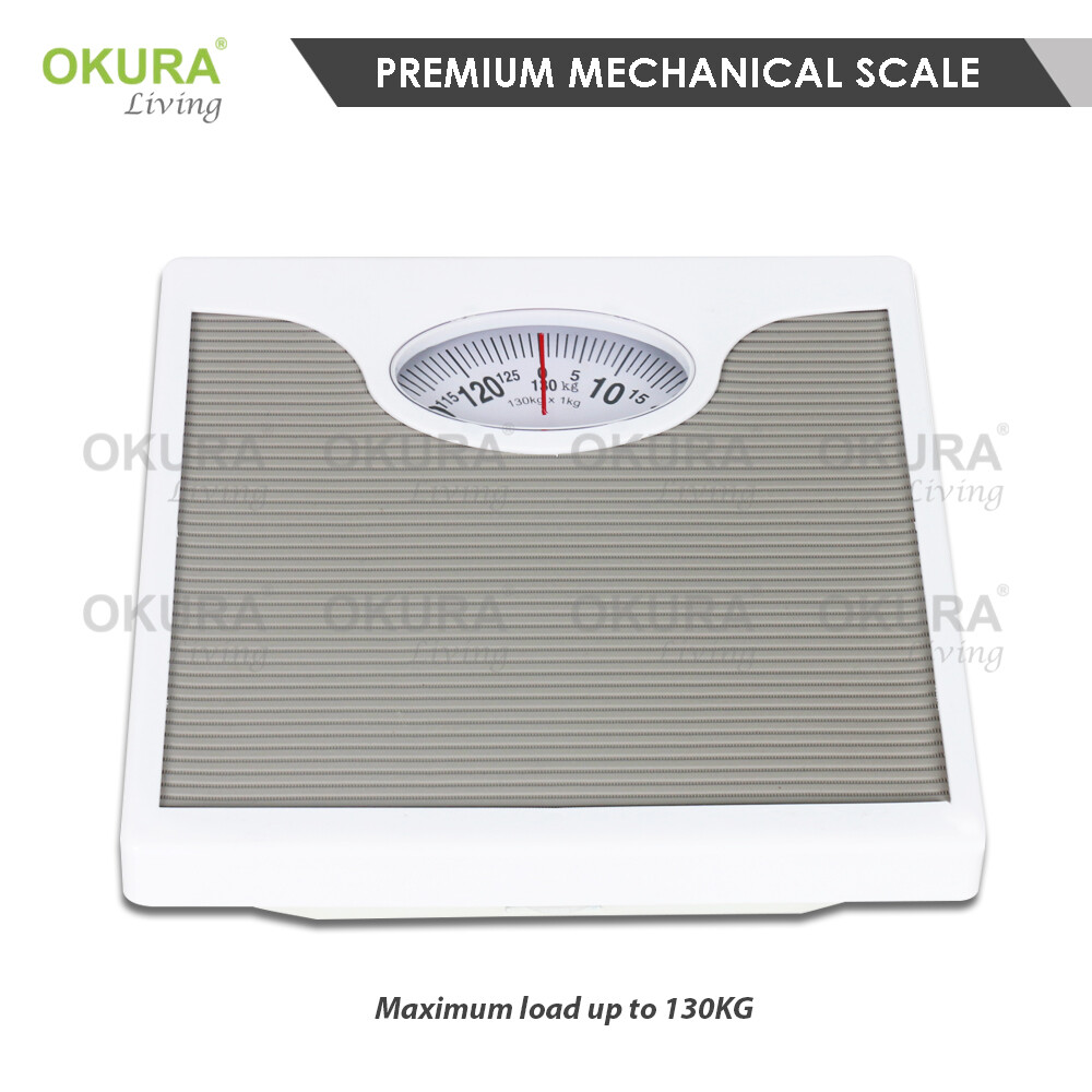OKURA Bathroom Analog Mechanical Scale Body Weight Personal Scale ...