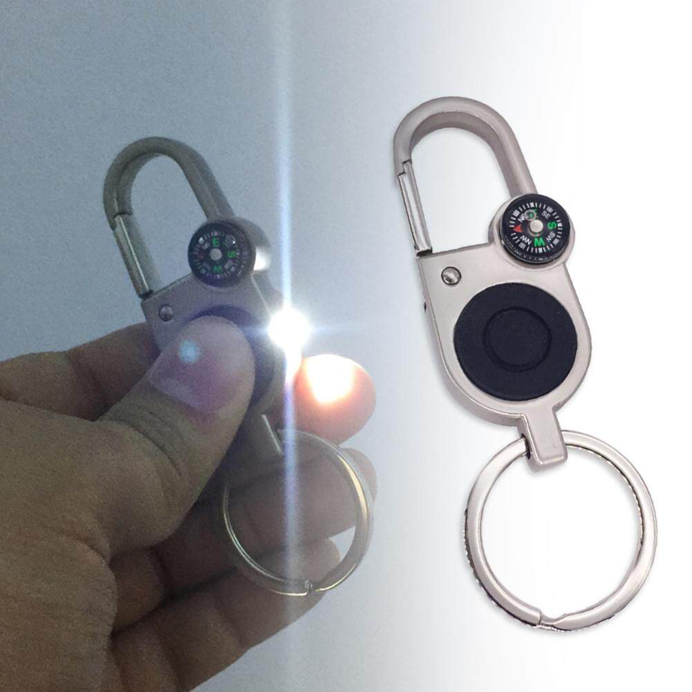 Keychain with LED Lights Lamp Multifunctional Metal Car Key Chain Ring ...