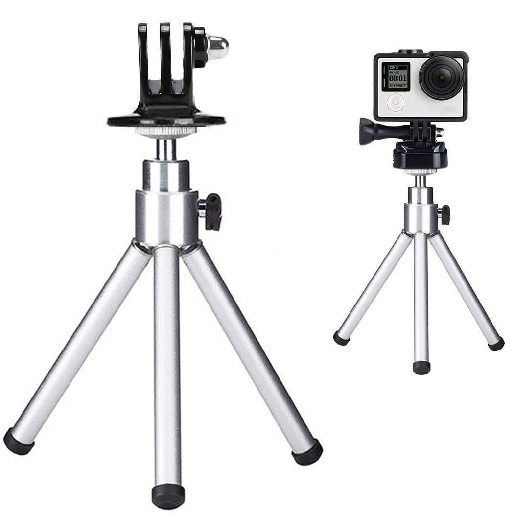 Unvug Silver Universal Mini Travel Flexible Leg Tripod Stand for GoPro ...