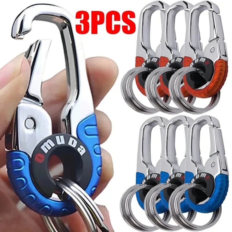 3PCS Car Key Buckle Stainless Steel Original High Quality Key Ring Key ...