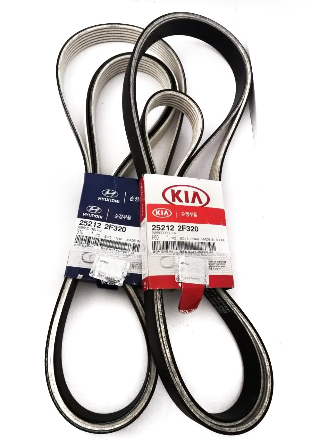 25212-2F320, 25212-2F310, 6PK2411 FAN BELT ( HYUNDAI SANTAFE DM, KIA ...