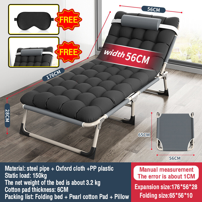 Folding Bed Premium Foldable Lazy Chair Folding Lazy Couch With Cotton ...