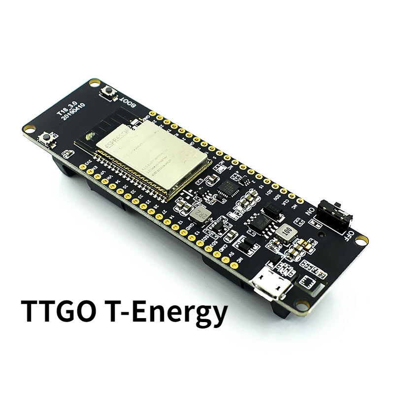 1ชิ้น ESP32 TTGO T-Energy 8MByte PSRAM Box WiFi และ18650โมดูลบลูทูธ ...