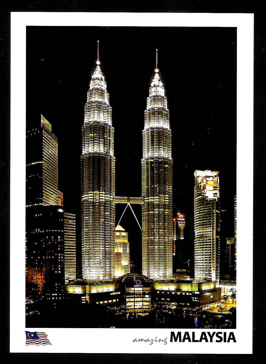 Malaysia Postcard - Kuala Lumpur Petronas Twin Towers | Lazada
