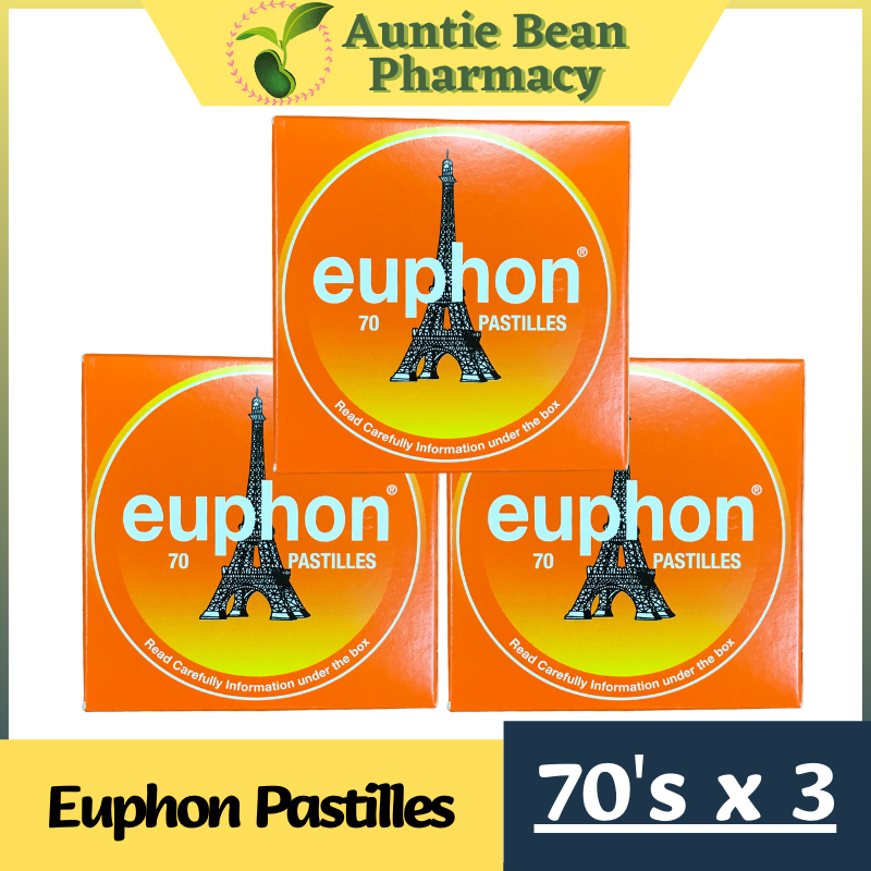 Euphon 70 pastilles x 3 boxes | Lazada
