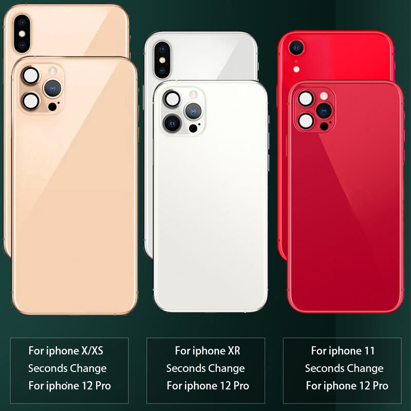 【CW】แฟชั่นสำหรับ iPhone XS X XR เปลี่ยนสำหรับ12 PRO เลนส์สติกเกอร์ฟิล์ม ...