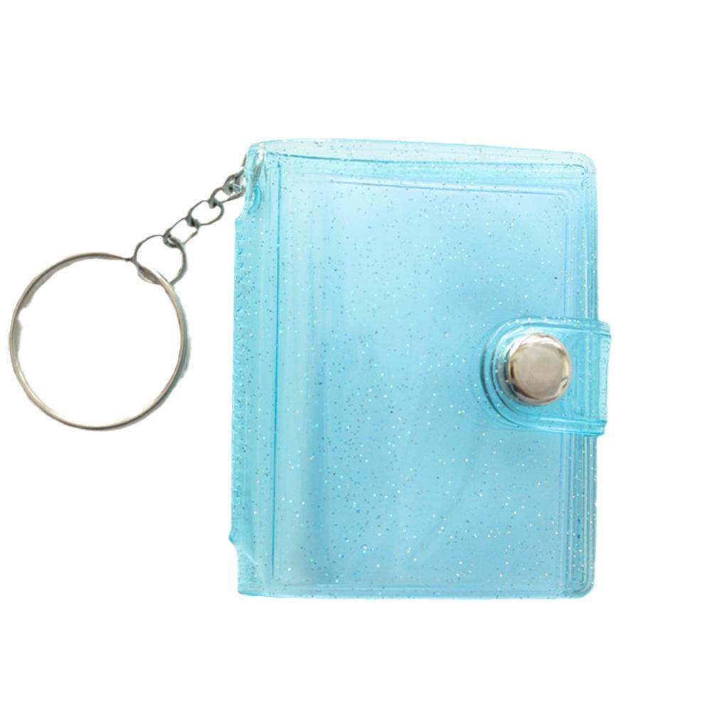 16กระเป๋าอัลบั้มรูปสำหรับมินิภาพสติกเกอร์วุ้นสีที่ใส่บัตร2นิ้วภาพถ่าย ...