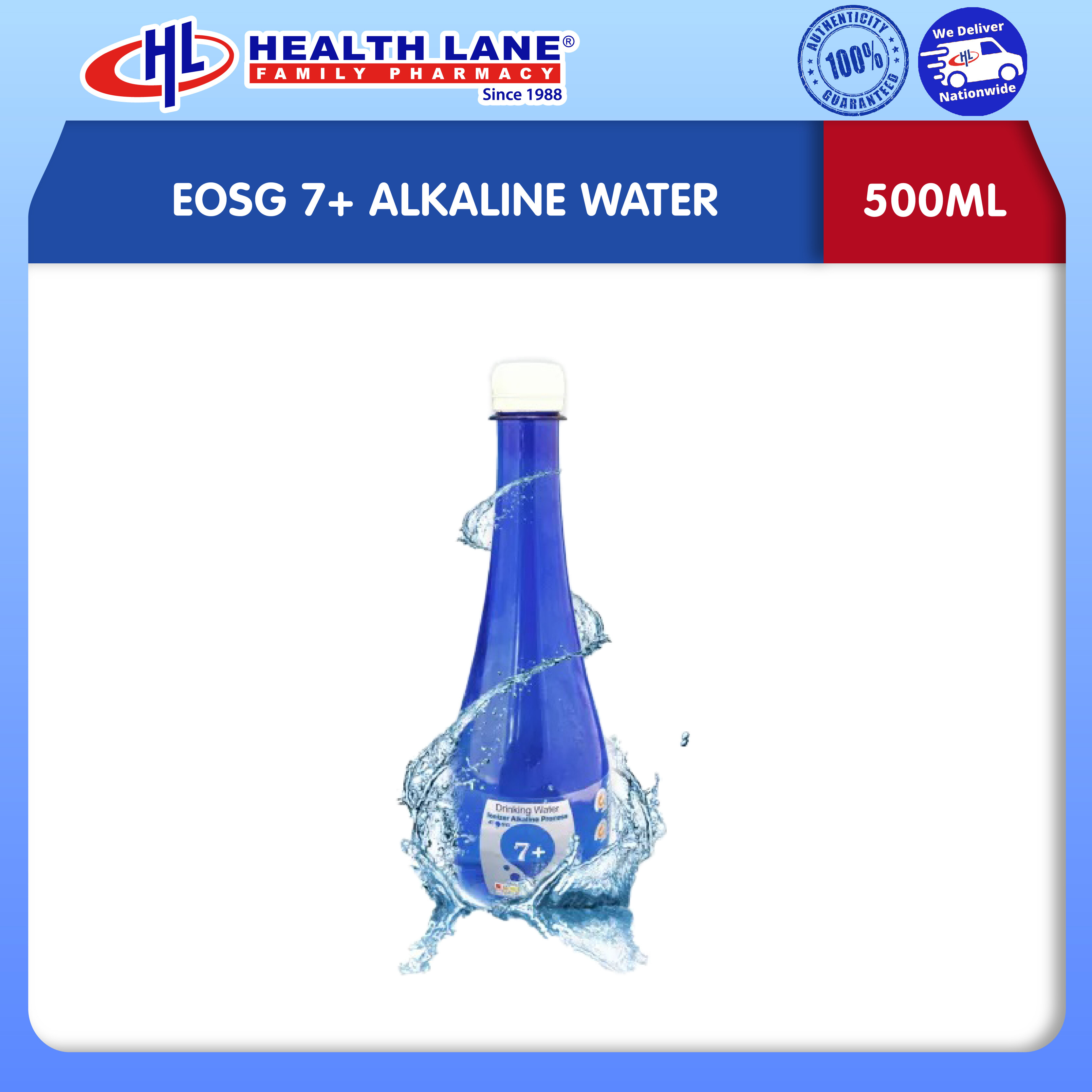 EOSG 7+ ALKALINE WATER 500ML | Lazada