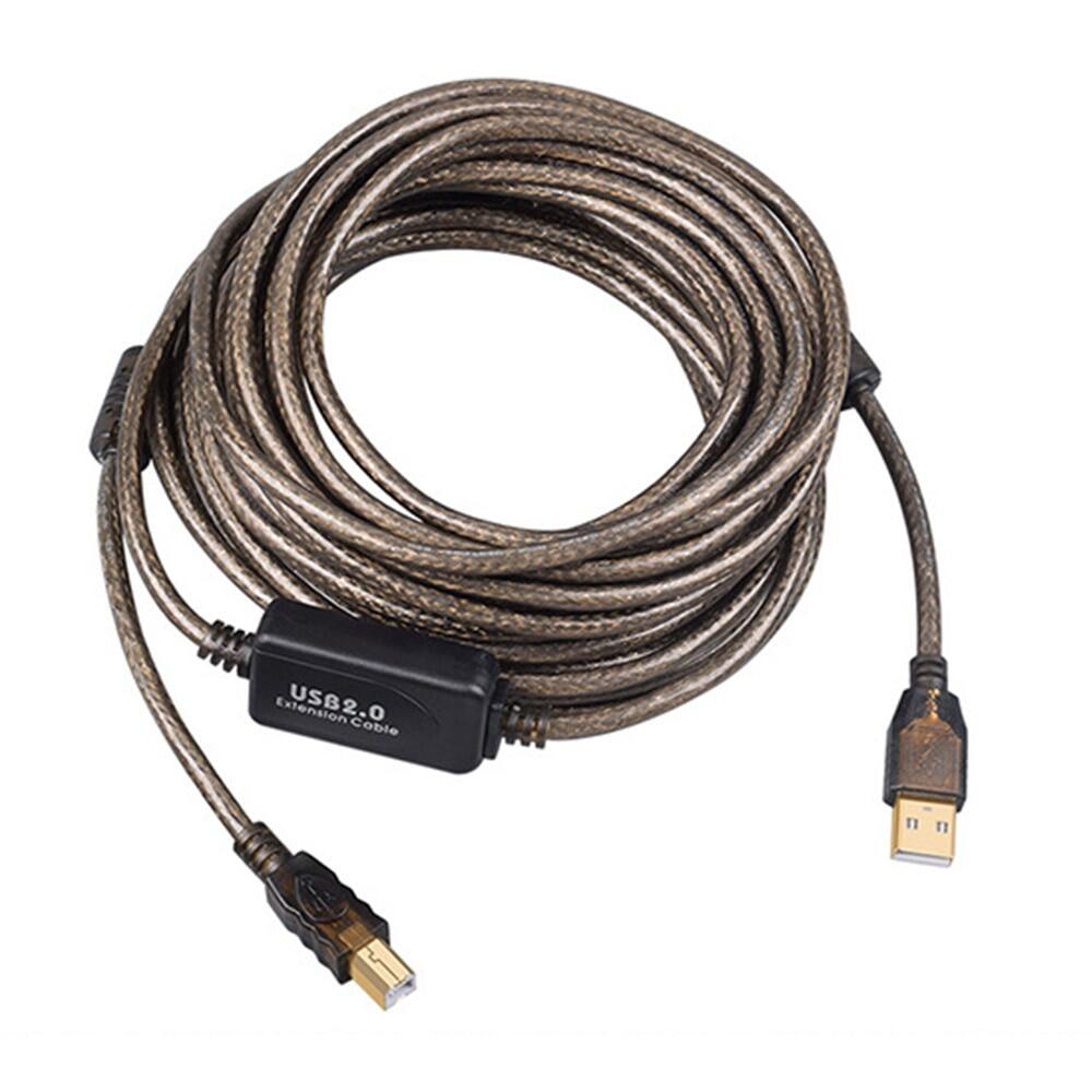Active USB 2.0 printer cable 15M 10M with amplifier&ferrite cores USB 2 ...